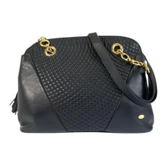 Bally Pre-owned Gesteppte Ledertasche - - Pre-owned - Damen - Blau - ONE SIZE