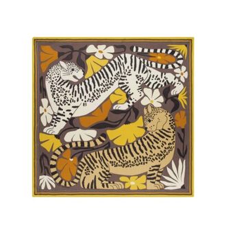 Inou&iuml; Editions carr&eacute; 100 x 100 panteo - Taille: TU-Mati&egrave;re: 52% soie 48% modal-Couleur fournisseur: Mordor&eacute; - unisex - Accessoires - Multicolore - Taille: ONE Size