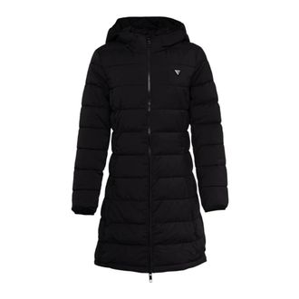 Guess Femme, Manteaux, Noir, Taille: 40 FR Manteau Long Puffer