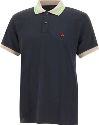 Peuterey Homme, Tops, Noir, Taille: L New Selandina Str Polo