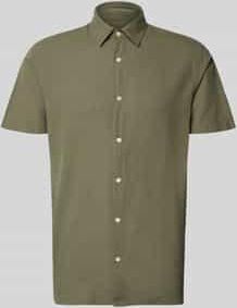 Jack & Jones Regular Fit Freizeithemd aus Baumwoll-Leinen-Mix