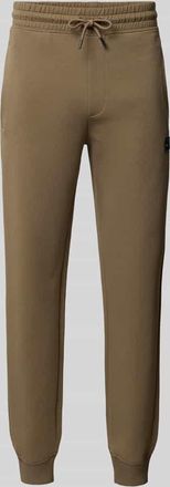 HUGO BOSS Relaxed Fit Sweatpants mit Label-Badge