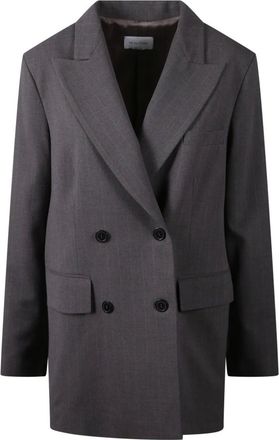 The Nina Studio Femme, Vestes, Gris, Taille: 36 FR Blazer crois&eacute;