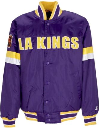 Starter Homme, Vestes, Multicolore, Taille: XL Vintage Diveplay Satin Varsity Jacket