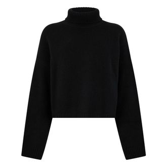 Lisa Yang Pull &agrave; col roul&eacute; en cachemire - Femme - Pulls - Noir - Taille: 36 FR