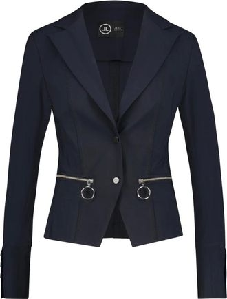 Jane Lushka Damen, Jacken, Blau, SGr&ouml;&szlig;e