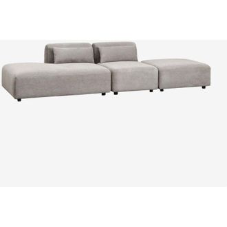 Sklum Sklum - 2-teiliges modulares Sofa mit Chaiselongue links und Fogler-Hocker