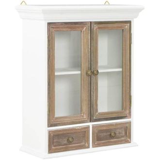 vidaXL Wandschrank Wei&szlig; 49x22x59 cm Holzwerkstoff - Vidaxl