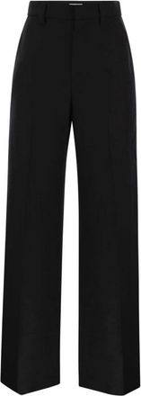 Brunello Cucinelli Femme, Pantalons, Noir, Taille: 42 FR Pantalon Tailleur Large