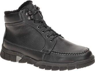 Waldl&auml;ufer H-Lino 965901-169-001 Bottines en cuir lisse pleine fleur Noir Doublure en peau dagneau v&eacute;ritable Largeur H Noir, Noir, 44.5 EU Large