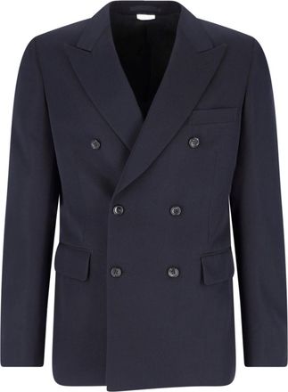Comme Des Gar&ccedil;ons Double-Breasted Virgin Wool Blazer