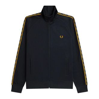 Fred Perry Veste de surv&ecirc;tement en tricot - Homme - Sweatshirts et sweats &agrave; capuche - Bleu - Taille: 2XL