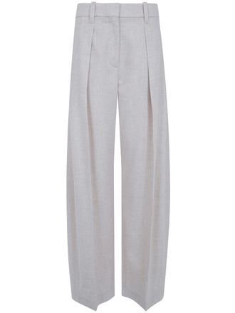 Brunello Cucinelli Pants Pleated Mb162p9307 C027 Ivory