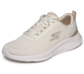 Skechers Sneaker SKECHERS SKECH-LITE PRO 2.0, Damen, Gr. 35, natur, Textil, Glitzer, Schuhe Sneaker, Schn&uuml;rschuh, Freizeitschuh mit Memory Foam