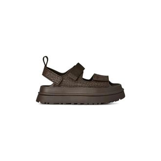 UGG GoldenGlow Gepr&auml;gte Sandale - - Shoes - Damen - Braun - 38 EU