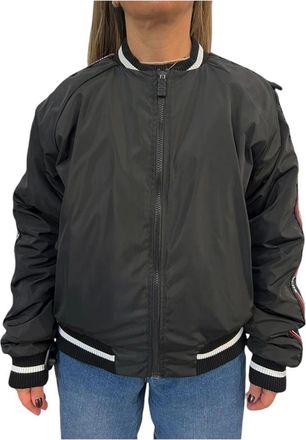 GCDS Gcds, Femme, Vestes, Noir, Taille: 40 FR Gcds Manteaux Black