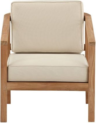ebuy24 Cushio Coussin de jardin pour chaise, teinte crème