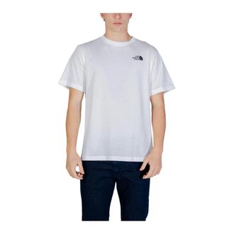 The North Face Homme, Tops, Blanc, Taille: 2XL T-Shirt &agrave; Manches Courtes et Col Rond