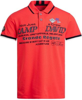 Camp David Poloshirt mit Baumwolle