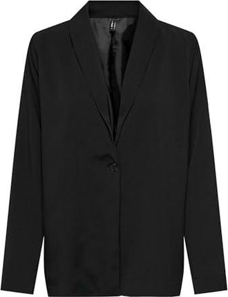 Only Onlnova Life Elite L/S Pimo Blazer Solid, Noir, XL Femme