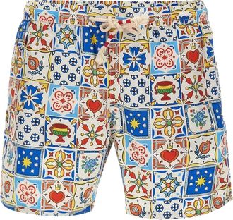 MC2 Saint Barth Homme, Maillots de bain, Multicolore, Taille: M Lighting 70 - Short de Bain Ultral&eacute;ger Imprim&eacute; 70S
