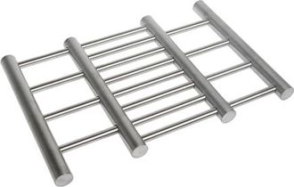 Equinox 529961 Topfuntersetzer, ausziehbar, aus Edelstahl, f&uuml;r T&ouml;pfe, Pfannen, Auflaufform, ausziehbar von 20 auf 38 cm x L 22,5 cm