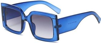 Generic Lunettes De Soleil Carr&eacute;es Dext&eacute;rieur For Hommes Et Femmes, For Les Vacances, D&eacute;placements En Voiture, D&eacute;coratives(Blue)