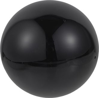 Cabilock Garten Spiegelball Polierte Reflektierende Kugel Glänzend Schwarz Dekokugel für Garten und Außenbereich Hochwertige Gartenball Dekoration Stabile und 