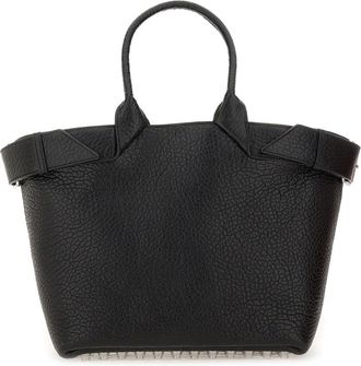 Alexander Wang Womens Rhett Large Tote Bag Black Leather Handbags Hand