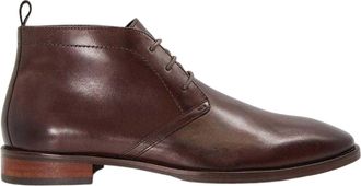 Dune London Mervin Chukka-Stiefel f&uuml;r Herren, Leder, Niedriger Absatz (Braun)