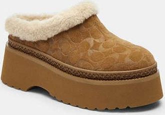 Coach Cecelia Clog Aus Signature-Wildleder