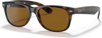 Ray-Ban 0rb2132 710 58 Montures de Lunettes, Marron (Light Havana/Crystal Brown), Mixte Taille unique