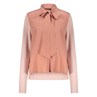 Moorer Elegante Seidenbluse - - Blouses & Shirts - Damen - Rosa - XS