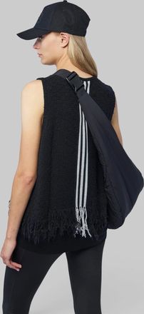 Yohji Yamamoto Knitted 3-Stripes Fringy Vest