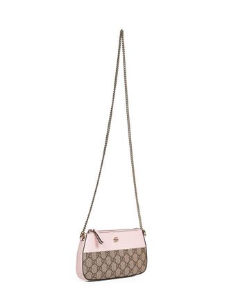 Gucci Womens Mini Bag Two-Tone Gg Marmont Multicolour Calf Leather Handbags Hand