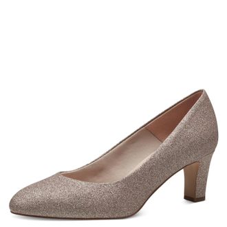Tamaris Damen Pumps Vegan Blockabsatz; Rose Glam/rosa; 37 EU