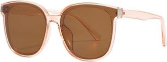 Generic Lunettes De Soleil Carr&eacute;es &Agrave; Grande Monture For Femmes, For Lext&eacute;rieur, Les Vacances, D&eacute;placements Quotidiens(Orange)