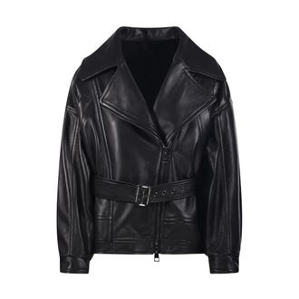 BLANCHA Nero Lederjacke - - Jackets - Damen - Schwarzk - XS