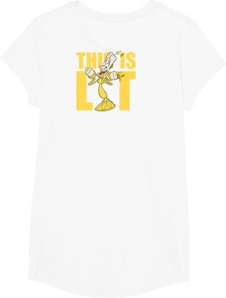 Disney Beauty and the Beast Lumiere This is Lit T-Shirt