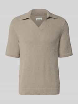 Armedangels Regular Fit Poloshirt aus Bio-Baumwoll-Mix Modell BOUCLE