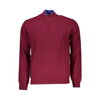 Harmont & Blaine Halb-Zip Profil Pullover - - Knitwear - Herren - Rot - 2XL