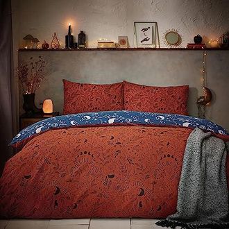 furn. Witchy Vibes Bettwäsche-Set für Super-King-Size-Betten, Rost, Orange