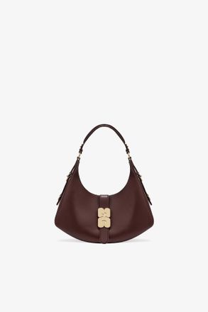 Ganni Petit sac marron Kat Port&eacute; &Eacute;paule En Cuir Recycl&eacute; - Pour Femme