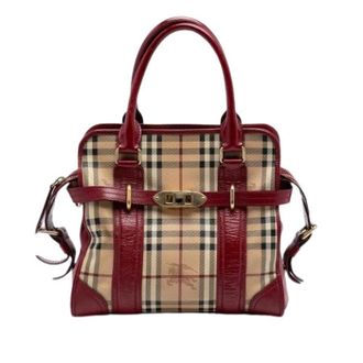 Burberry Pre-owned Minford Portrait Satchel - Femme - Pre-owned - Beige - Taille: ONE Size
