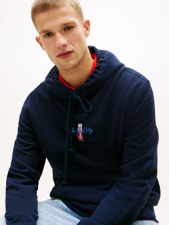 Tommy Jeans Kapuzensweatshirt TJM REGULAR SIGN BACKPRINT Regular fit mit Markenprint
