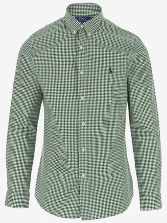 Polo Ralph Lauren Stretch Cotton Check Shirt - Green