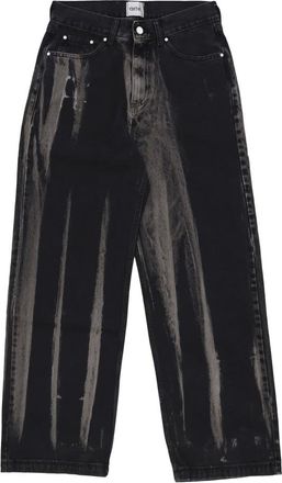 Arte Homme, Pantalons, Noir, Taille: W34 Washed Jeans Pants