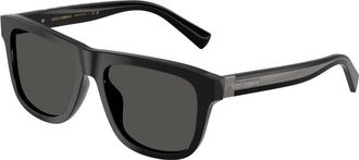 Dolce & Gabbana Homme, Accessoires, Noir, Taille: 55 MM Lunettes de soleil