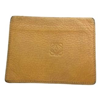 Loewe Pre-owned Puzzle Card Holder - Femme - Pre-owned - Jaune - Taille: ONE Size