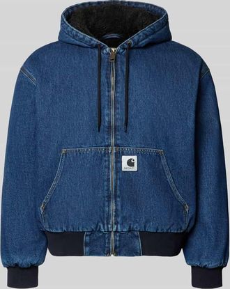Carhartt Work in Progress Jeansjacke mit Kapuze und Rei&szlig;verschluss